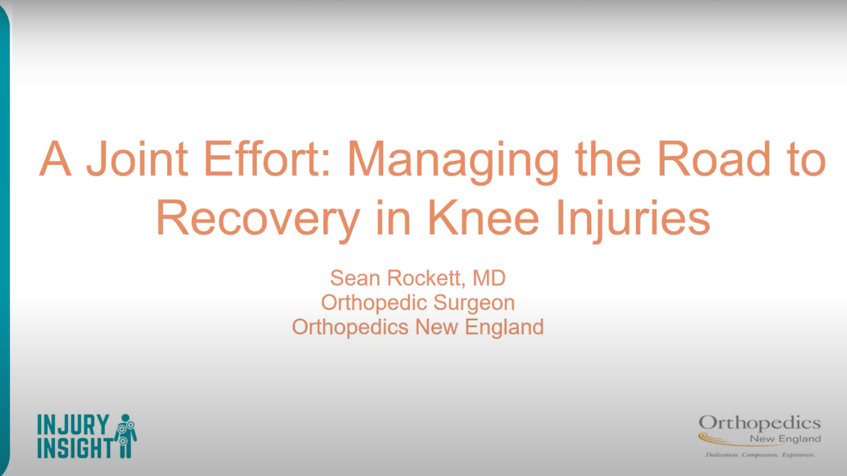 A Joint Effort: Managing the Road to Recovery in Knee Injuries