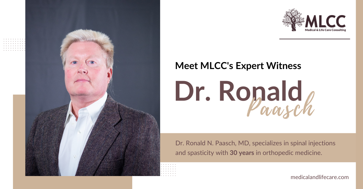 Dr. Ronald N. Paasch, MD | PM&R, Sports Medicine & Spine Expert Witness